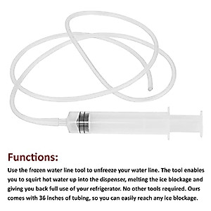 Water Line Tool - Premium Frozen Water Line Tool by Seentech- Unfreeze Refrigerator Water Dispenser Quickly and Easily