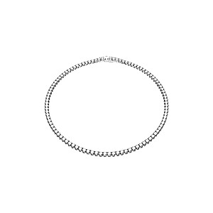Swarovski Matrix Tennis Necklace with Clear Crystals on a Rhodium Finished Setting, Part of the Swarovski Matrix Tennis Collection