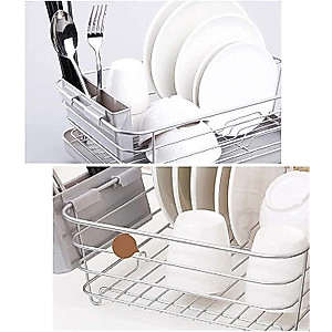 Plate Rack Kitchen Drain Shelf Multi-Purpose Storage Shelf Dish Drainers Draining Kitchen Organizer Shelf Dish Rack Pan Plate Holder