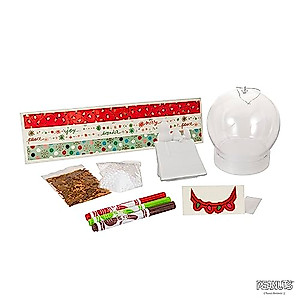Hallmark Peanuts Snoopy Build-Your-Own Crayola Snow Globe Christmas Ornament Kit