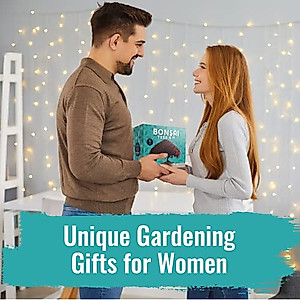 Indoor Bonsai Tree Kit - Bonsai Tree Starter Plant Kit + Bonsai Seeds Gift Sets - Arts and Crafts DIY Kits for Adults, Unique Gardening Gifts for Women & Men, Plant Lovers Gift Gardening Craft Kits