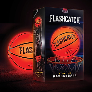 Light Up Basketball - Glow in the Dark - Sports Gear Accessories Easter Gifts for Boys 8-15+ Year Old - Kids, Teens Gift Ideas - Cool Teen Boy Toys Ages 8 9 10 11 12 13 14 15 Age Outdoor Teenage