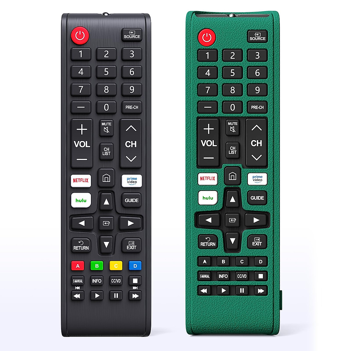【One Remote One Cover】 Universal Remote for All Samsung TV Remote with Silicone Remote Cover, Replacement for All Samsung Smart TV, LED, LCD, HDTV, 3D, Series TV BN59-01315J BN59-01315A