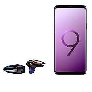 BoxWave Gaming Gear Compatible with Samsung Galaxy S9 Plus - Touchscreen QuickTrigger Auto, Trigger Buttons Autofire Gaming Mobile FPS - Jet Black
