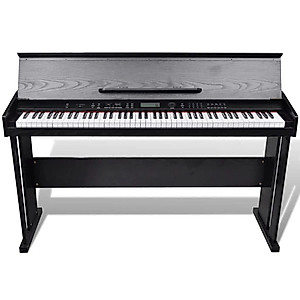 vidaXL Classic Electronic Digital Piano with 88 Keys & Music Stand Keyboard