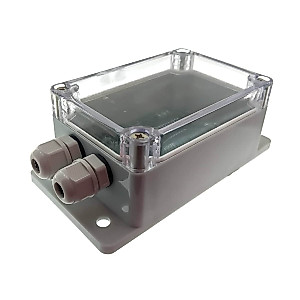 qBox Pi Pico DIY IOT Enclosure Kit, IOT Enclosure for Pi Pico Dev. Board, Waterproof IP65 Enclosure with Glands, Pi Pico prototyping PCB and connectors Set