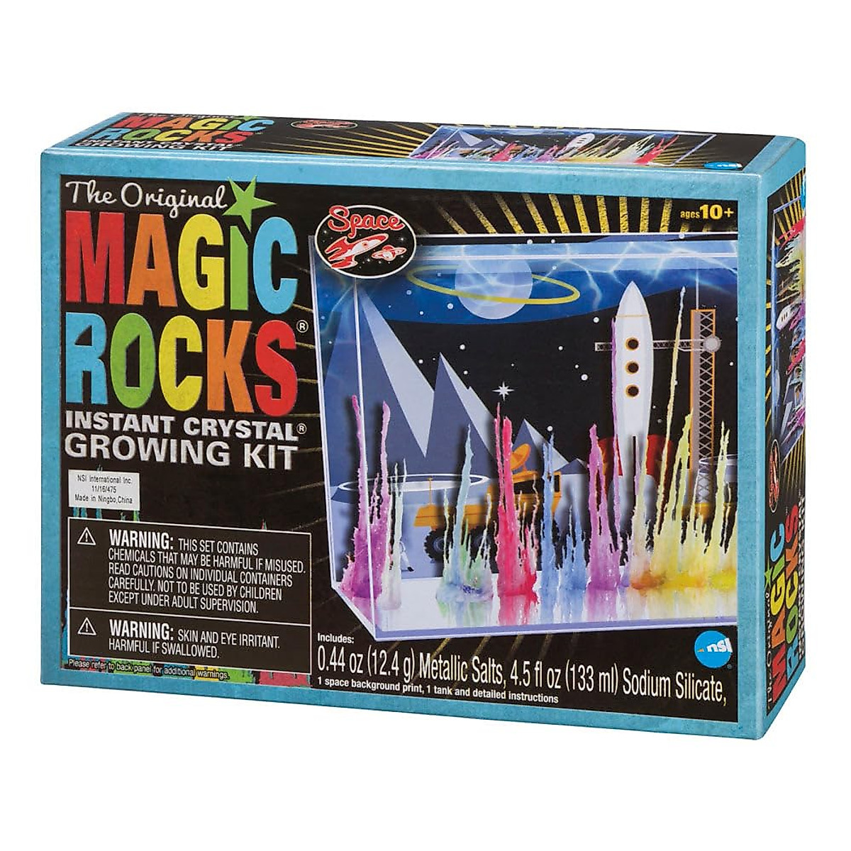 Toysmith Magic Rocks Instant Crystal Growing Kit (Assorted Styles)