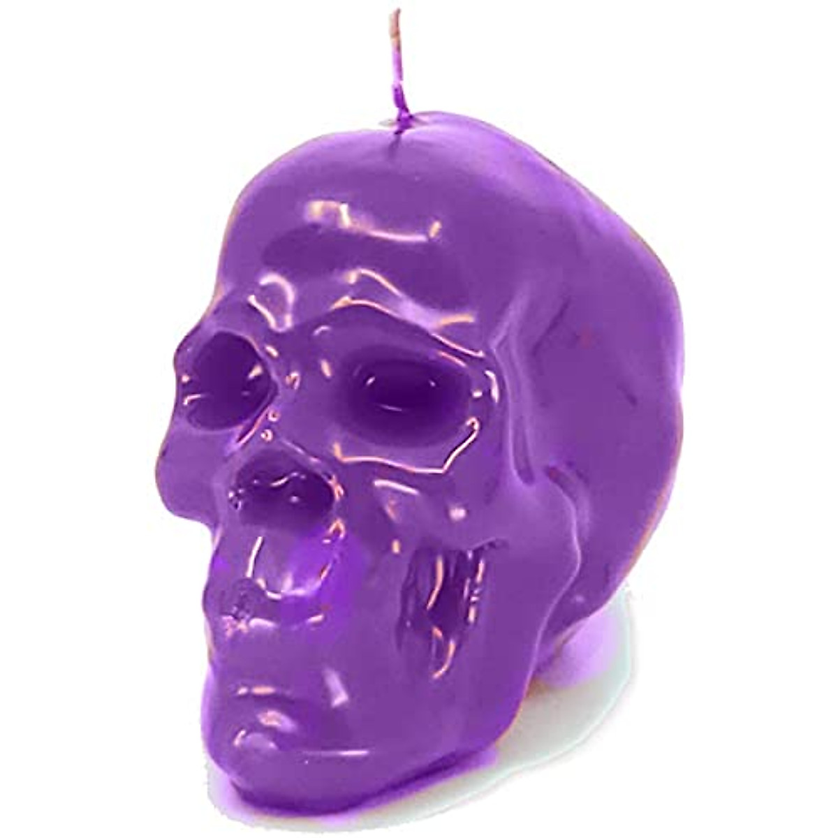Purple Large Skull Figure Image Candle (Control, Command, Power, Domination, Influence, Spells, Spellwork & Ritual Magic)