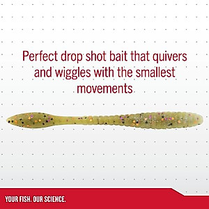 Berkley PowerBait MaxScent Fishing Soft Bait, Green Pumpkin Party, 4 1/4"