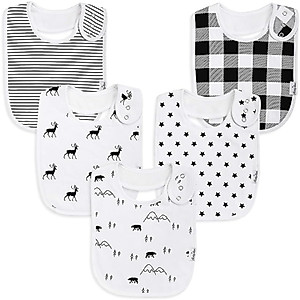 KiddyStar Baby Bibs for Boys & Girls - Organic Cotton Bibs, Bandana Bibs, Drool Bibs, Teething Bibs, Toddler Bibs - Gift