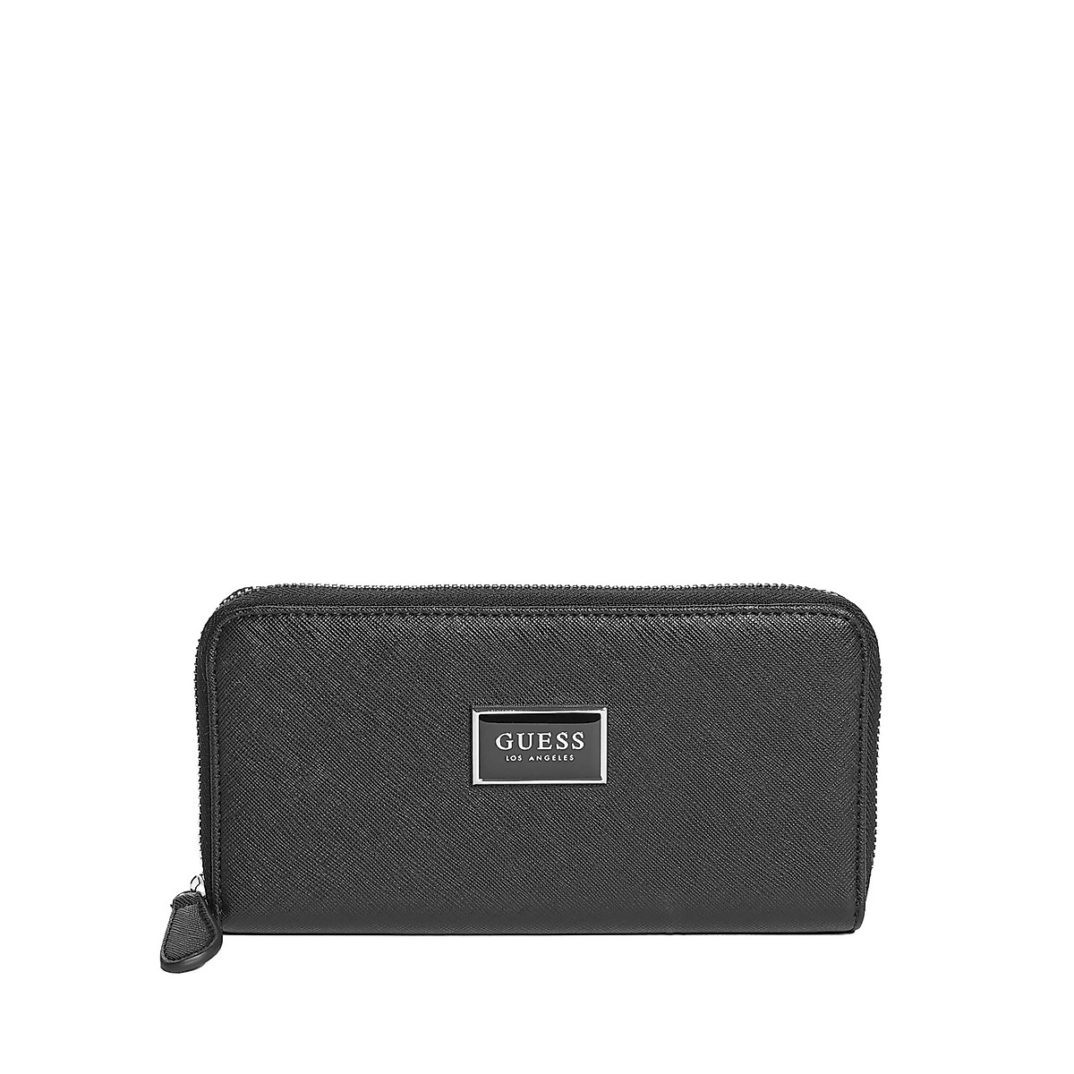 GUESS Factory Abree Logo Saffiano Medium Zip-Around Wallet