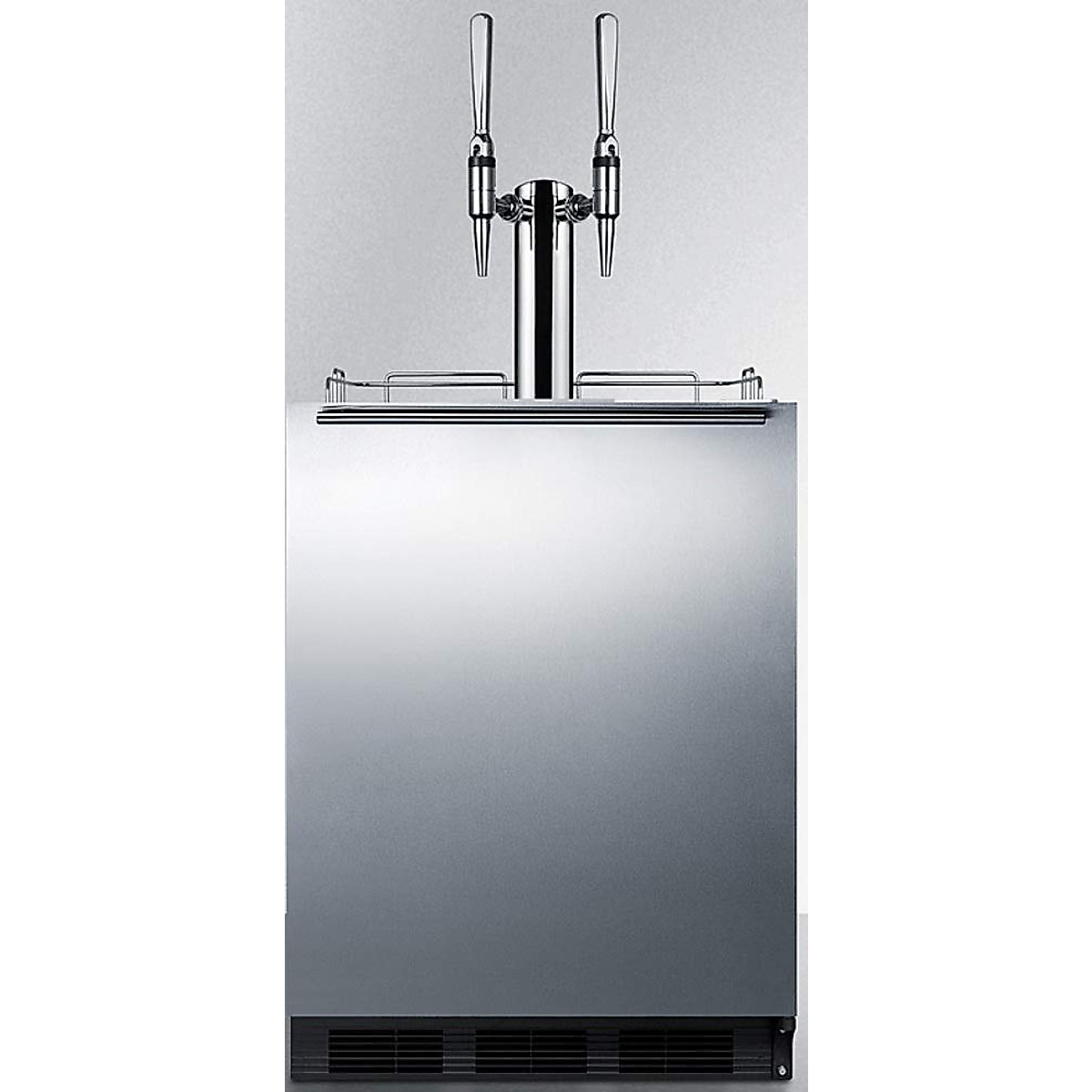 Summit Appliance SBC58BLBIADANCFTWIN 24" Wide Built-In Nitro Coffee Kegerator, ADA Compliant; 5.5 cu.ft. Capacity; Automatic Defrost; Stainless Steel Wrapped Door