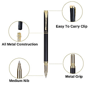 Mr. Pen- Luxury Pen, Black Barrel, Black Ink, Fancy Pen, Fancy Pens for Men, Nice Pens for Men, Pen Gift, Writing Pens, Metal Pen, Fancy Pens for Men, Executive Pen, Expensive Pens