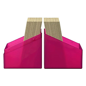 Ultimate Guard Boulder 100+, Deck Case for 100 Double-Sleeved TCG Cards, Rhodonite, Secure & Durable Storage for Trading Card Games, Soft-Touch Finish