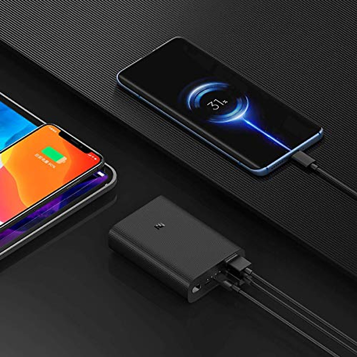 Xiaomi 10000mAh Mi Power Bank Ultra Compact, Portable Charger Power Bank with USB-C Two-Way Fast Charging, 22.5W Power Delivery PD Fast Charger for iPhone, Samsung, Android Devices and Other Products