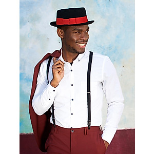 Tigeen 9 Pcs Bow Tie Stretchable Hat Band Hat Ribbon Women's Costume Headwear Panama Hatband for Cowboy Hat Men Women (Bright Colors)