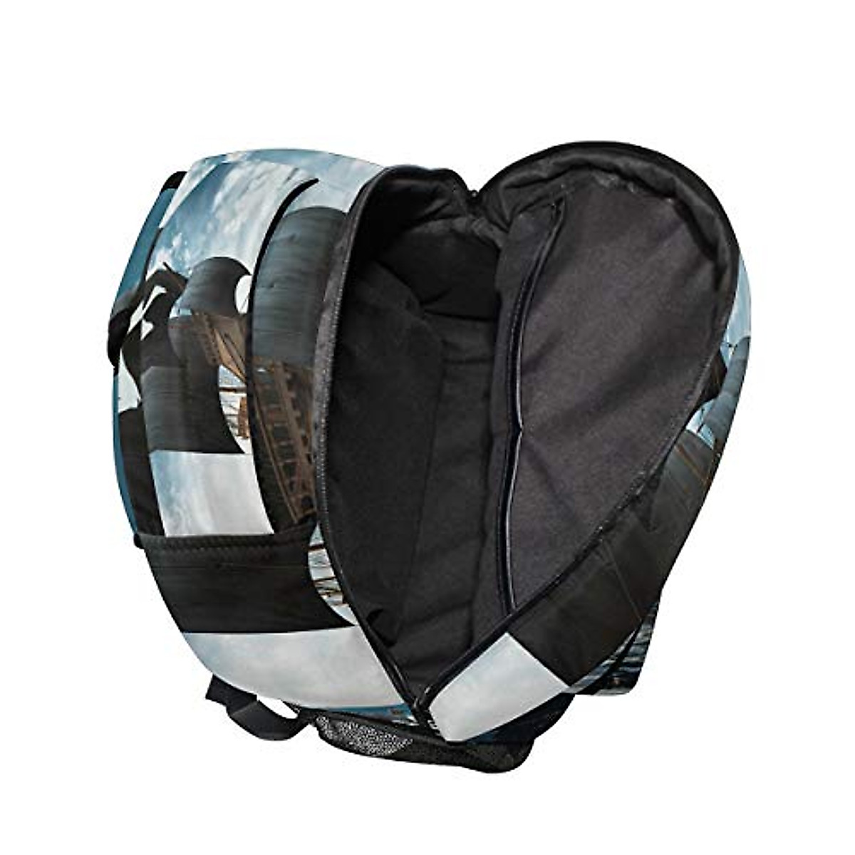 AUUXVA TropicalLife Pirate Ship Backpacks School Bookbag Shoulder Backpack Hiking Travel Daypack Casual Bags