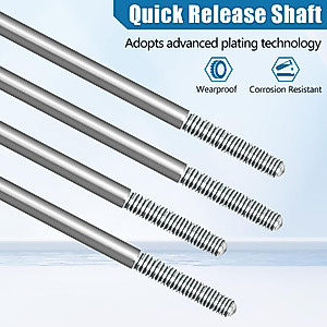 Zacro Quick Release Bike Axle Skewer Wheel Hub, [1 Pair] Front & Rear Bicycle Axle Hollow Shaft Specialized Replacement Parts for Trek Road Bike, MTB Mountain Bike, BMX [Upgraded All Aluminum Alloy]