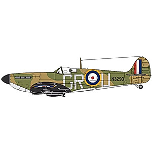Airfix A01071B Supermarine Spitfire Mkia 1:72 Model Building Kit (36 Piece), Multicolor