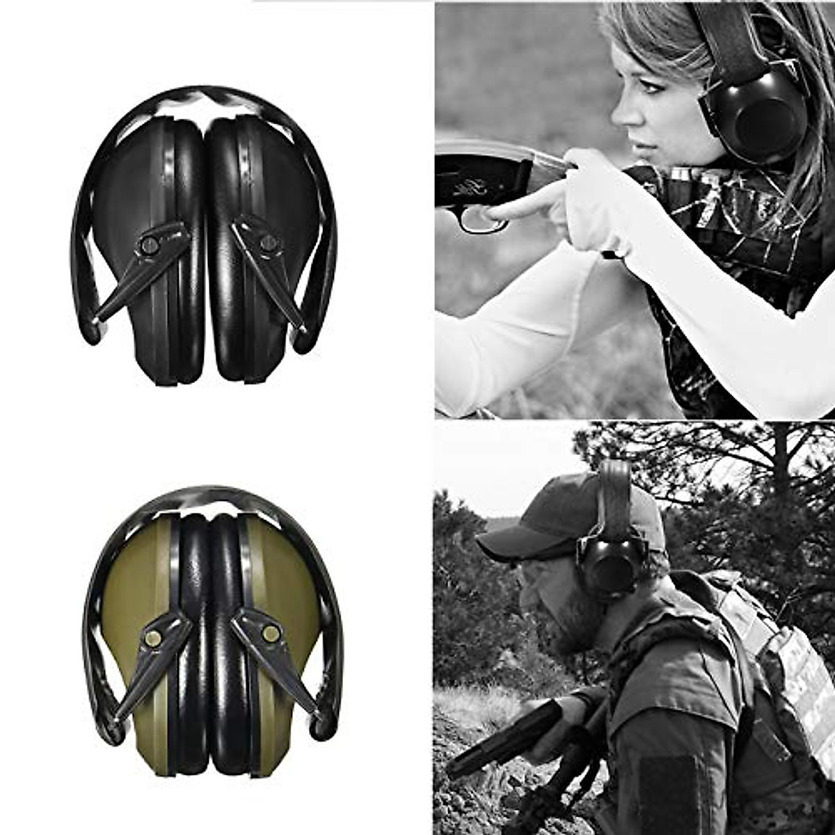Ear Protector Tactical Shooting Earmuff Adjustable Foldable Anti Noise