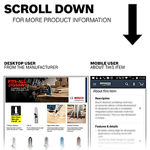 BOSCH T308B25 25-Piece 4-1/2 In. 12 TPI Extra Clean for Wood T-Shank Jig Saw Blades