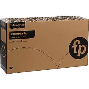 Fisher-Price Little People Toddler Learning Toy Caring for Animals Farm Interactive Playset with Smart Stages for Ages 1+ Years