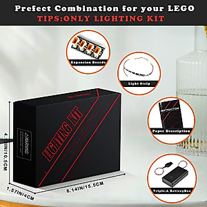 Xunsan LED Light Kit for Lego Creator 3 in1 Surfer Beach House 31118 Building Blocks, Lighting Kit Designed for Lego 31118 Set, Standard Version - NOT Included Lego Model