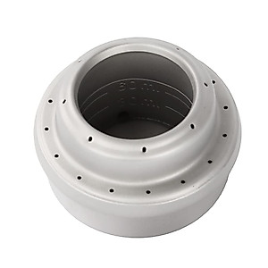 SILVERANT Titanium Ultralight Alcohol Multifuel Stove With Windshield & Cross Stand - For Camping, Backpacking, & Hiking With Drawstring Case (Alcohol Stove with Wind Shield)