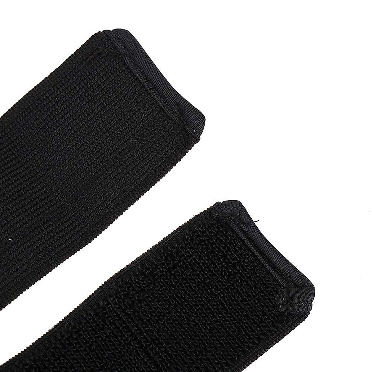 Sports Guard Tape, Sports Shin Guard Fixed Bandage Tape Fastener Shinguard Adjustable Elastic Sports Strap Accessory(Black)