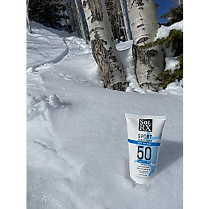 SolRX SPORT SPF 50 Sunscreen, Oxybenzone Free, Broad Spectrum UVA/UVB, Fragrance Free, Reef Friendly