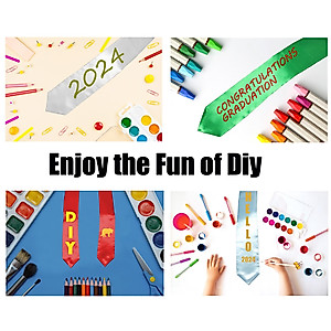 MyGradDay Plain Graduation Stole Colorful Stole for Adult Length 60",Rich in Color