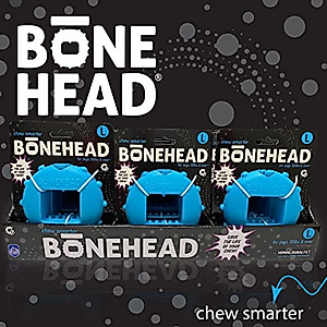 Himalayan Dog Chew Bonehead Large Dog Chew Holder, Secures Chews for Dogs, Chew Smarter and Longer, Stimulate Your Dog, Holds Yak Chews with Screw-in Fastener, 1 Dog Toy