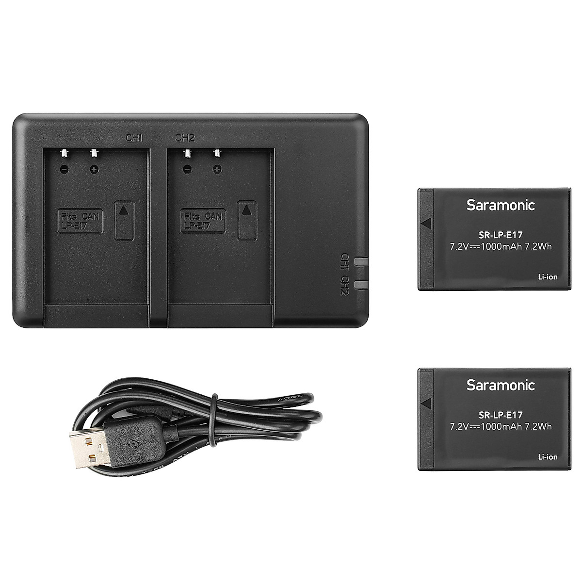 Saramonic LP-E17 Dual Battery Charger