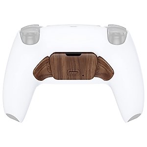 Wood Grain Replacement Redesigned K1 K2 Back Button Housing Shell for PS5 Controller eXtremerate Rise Remap Kit - Controller & Rise Remap Board NOT Included