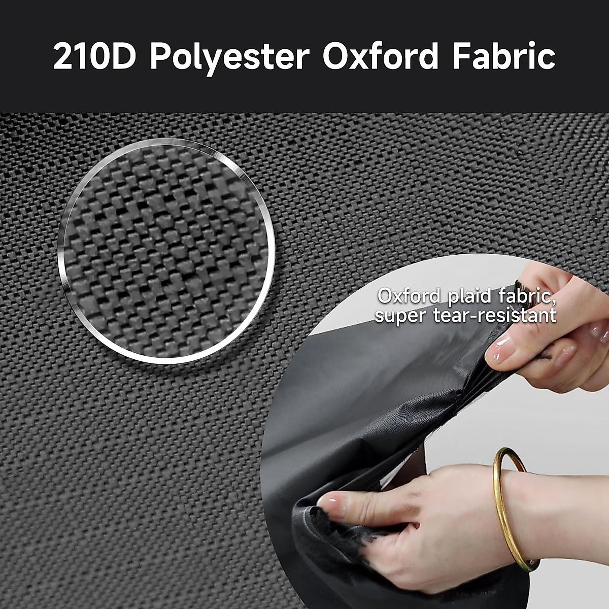 【Upgraded】 Dikutar Bike Storage Tent Sheds Outdoor Waterproof, 6.56x4.92x5.58ft Bicycle Storage Tent, Portable Bike Covers Shelter with Carry Bag for Motorcycle, Lawn Mower, Garden Tools