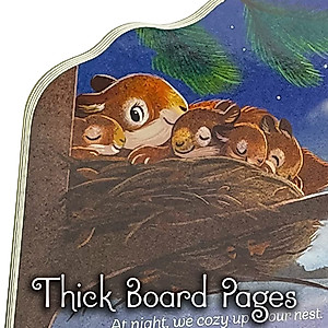 A Little Squirrel - An Animal-Shaped Children's Board Book, Ages 1-5