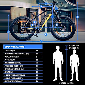 MZZK Electric Bikes for Adults 750W BaFang Motor Ebikes 26" Fat Tire Mountain Electric Bicycle, 25+MPH, Snow Beach E-Bike with Removable 48V Larger Battery 7-Speed UL