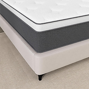 Hohamn Full Size Mattress, Gel Memory Foam Hybrid Mattress in a Box, Individual Pocket Springs, Supportive & Pressure Relief, Good Springback, Breathable Full Mattresses