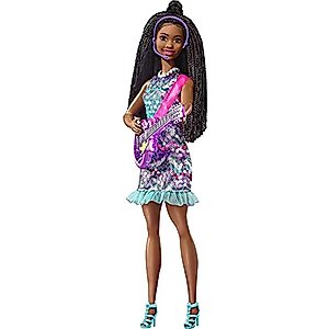 Barbie Big City, Big Dreams Singing Brooklyn Doll with Music, Light, Guitar & Accessories, Lift Hand to Activate