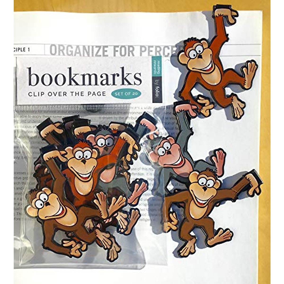 BEE Bookmarks - (Set of 20 Book Markers) Bulk Animal Bookmarks for Students, Kids, Teens, Girls & Boys. Ideal for Reading incentives, Birthday Favors, Reading Awards and Classroom Prizes!