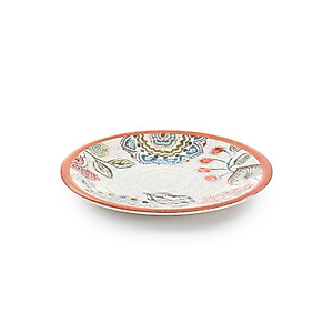 Elama Ester 12 Piece Melamine Dinnerware Set, Multi Colored