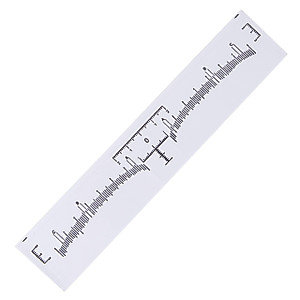 Eyebrow Mapping Kit with 30m White Mapping String, 15g White Brow Paste + 2 Eyebrow Brush Set, White Eyebrow Mapping Pencil, Pencil Shaper and Blades, 20 Mapping Ruler Stencils and Instructions