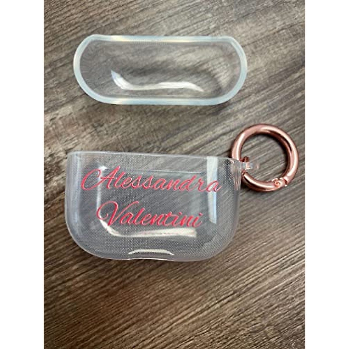 Custom Nurse Clear AirPods 3 Case with Grey Color Keychain - Best Personalized Gift for Doctor Nurse 3rd Generation AirPods Case with Your Text Add Your Name