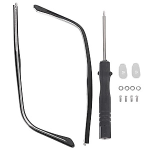 Hemobllo 1 Pair Eyeglass Replacement Arm, Fashion Metal Eyeglasses Arms Legs, Universal Glasses Arm Replacement Legs for Glasses, Sunglasses