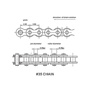 Go Kart Clutch 3/4 Bore 12T with #35 Chain, Centrifugal Clutch Fit for Go Kart Minibike Engines 3/16 Key Way