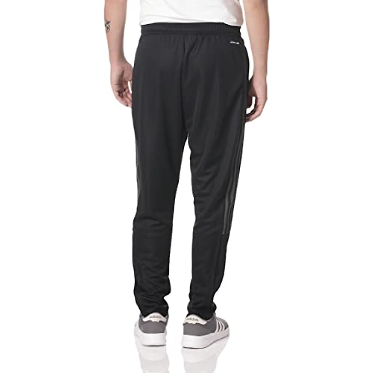 adidas Men's Tiro 21 Track Pants, Black/Dark Grey Heather, Medium