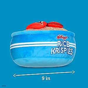Kellogg's for Pets 6” Rice Krispies Plush Squeak Toy Dogs | Officially Licensed Pet Products | Food Themed Dog Toys, Rice Krispies Cereal, Funny Pet Gift Ideas