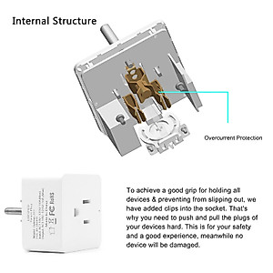 WIFI Smart Plug 4 Pack,LITSPED Smart plugs Work with Amazon Alexa Echo & Google Home and IFTTT, Smart Socket,Outlet Remote Control Devices, No Hub Required,UL Complied