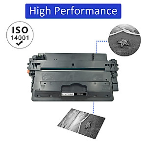 KCMYTONER Compatible Toner Cartridge Replacement for HP 14X CF214X Work with Laserjet Enterprise 700 M712 M725 M712dn M725X Series Printer - Black 2 Pack