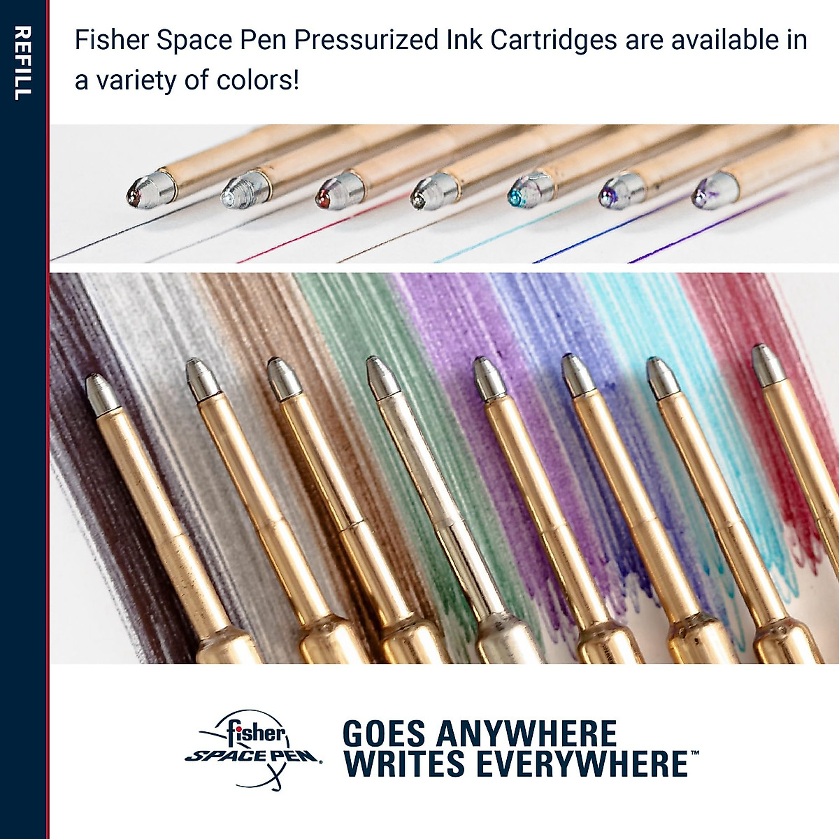 Fisher Space Pen Point Pressurized Refill, Black Bold (SPR4B)